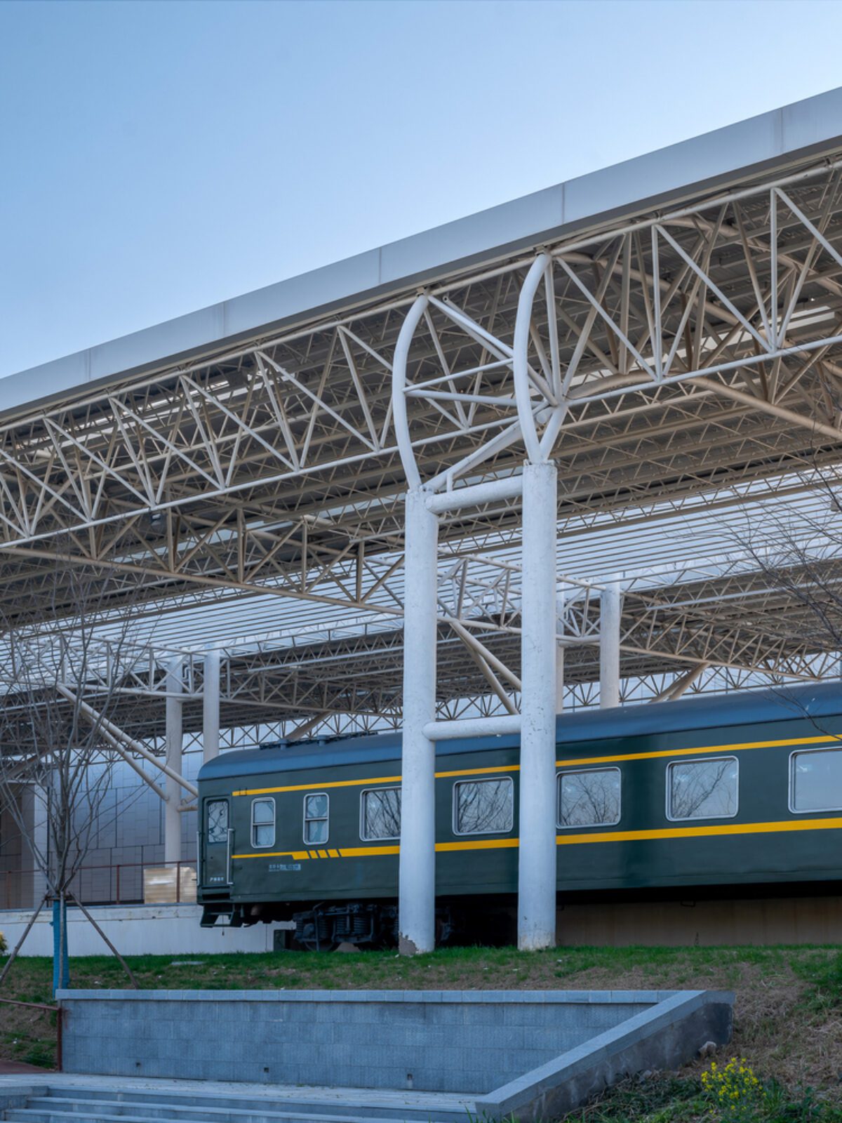 China Yellow Sea Wetlands Museum Railway Park | DuShe Architectural ...