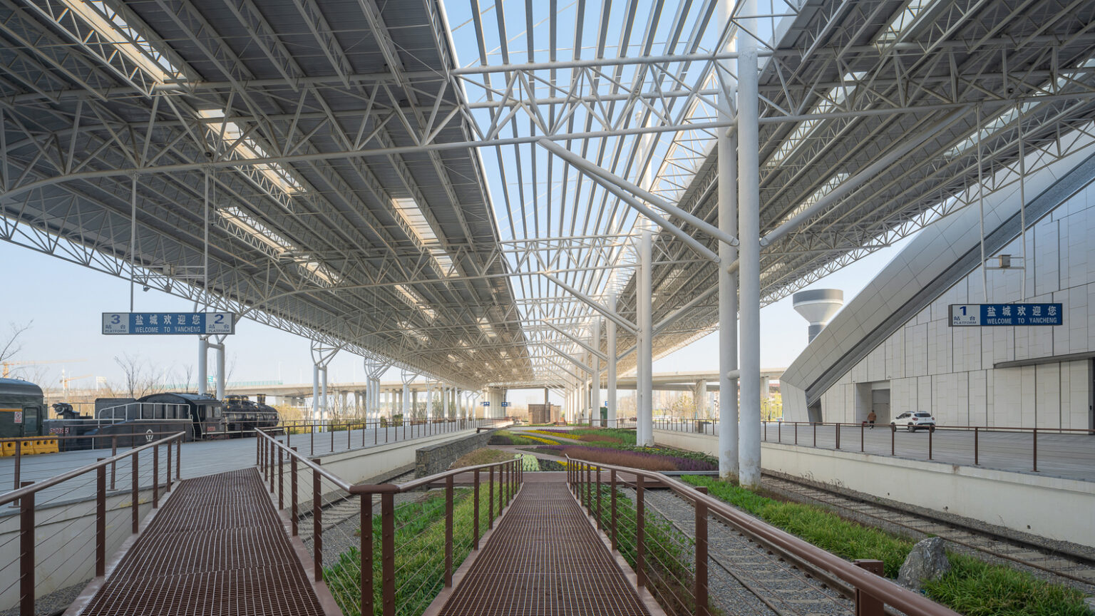 China Yellow Sea Wetlands Museum Railway Park | DuShe Architectural ...