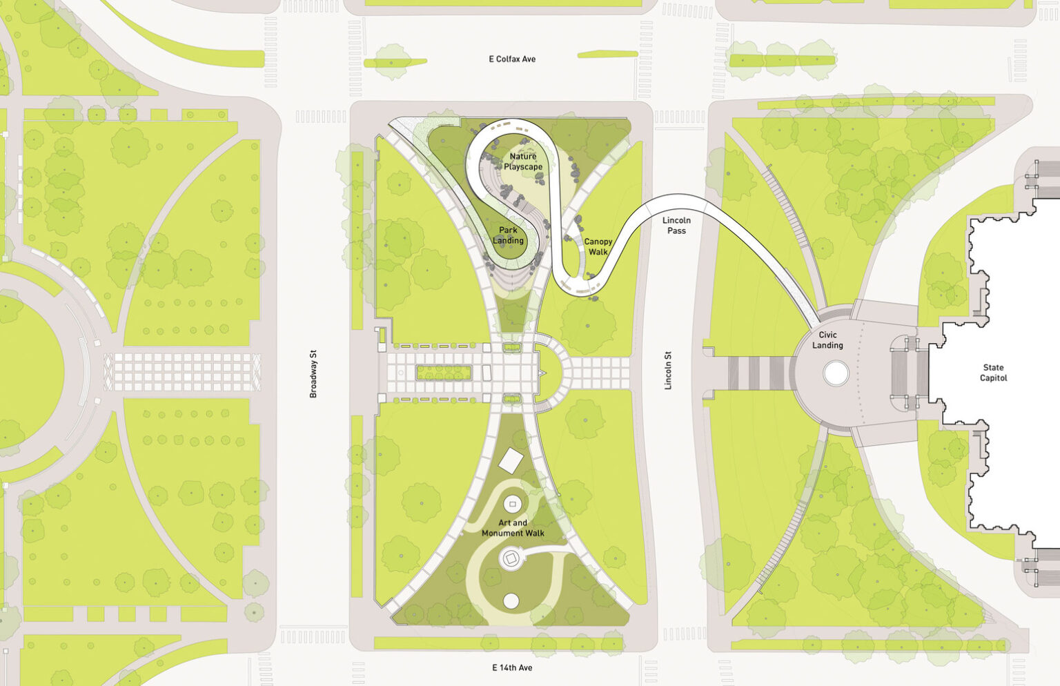 Studio Gang Unveils Design for Colorado 150 Pedestrian Walkway in ...
