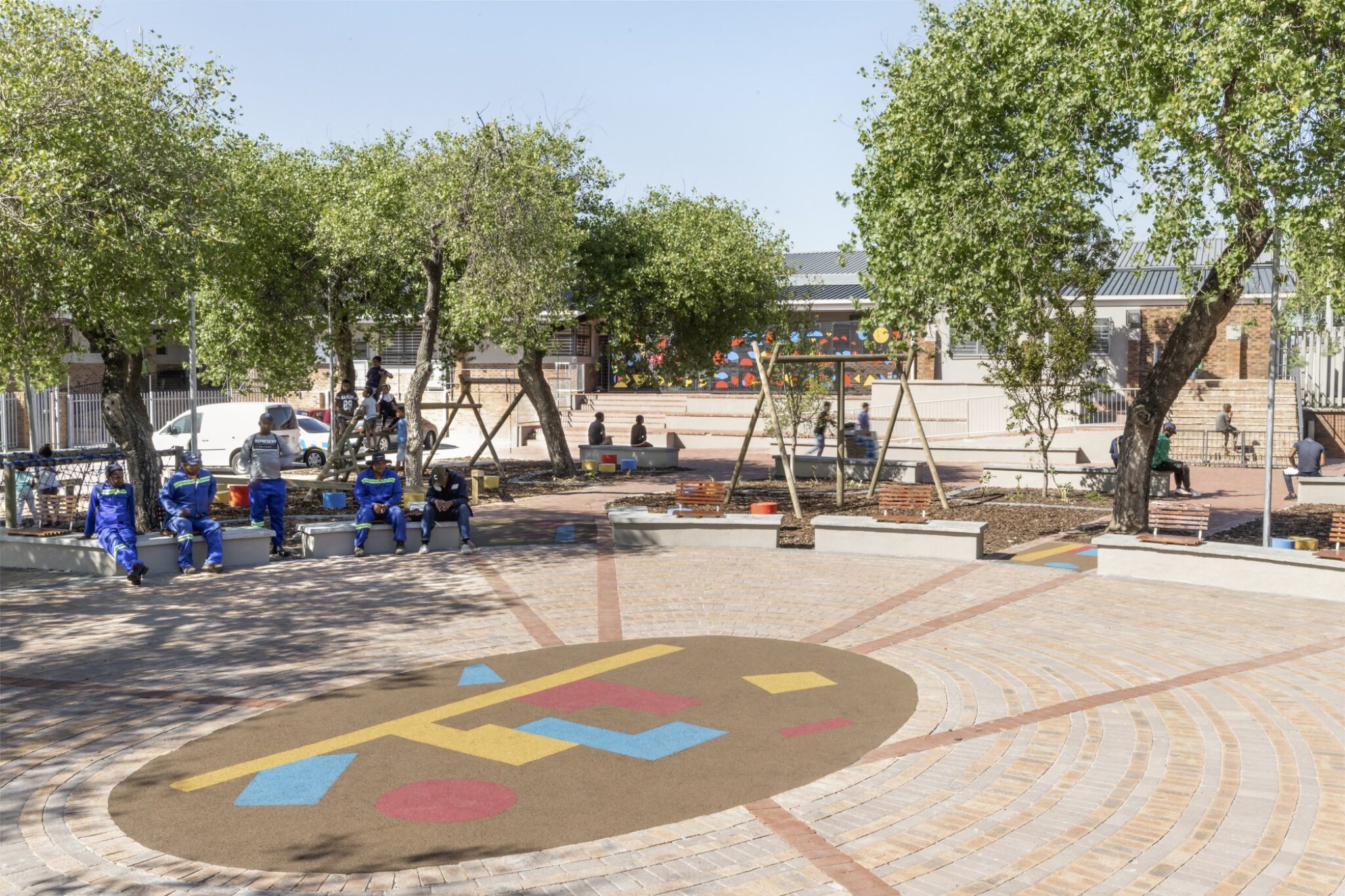 Present Shapes, Bonteheuwel Freedom Square Landscape Art Intervention ...