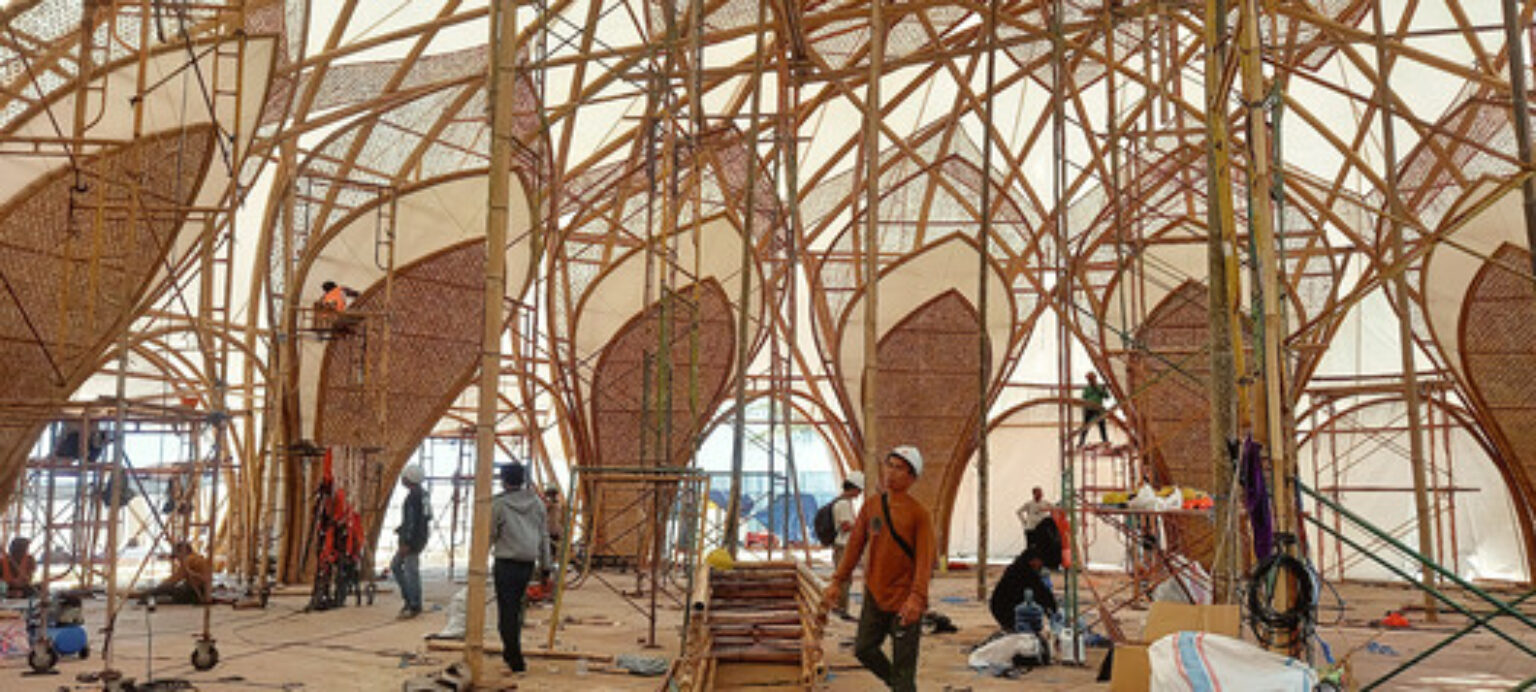 Bamboo Dome for G20 Bali Summit | BIROE - Arch2O.com